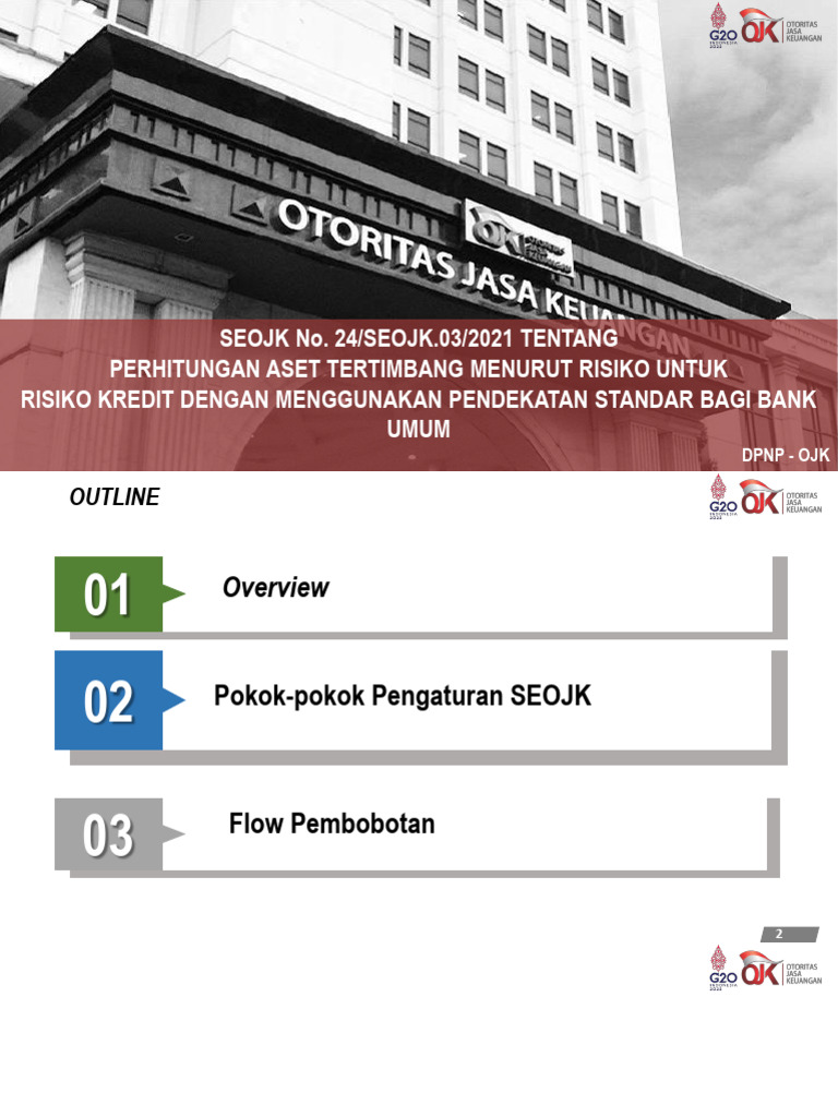 ATMR Risiko Kredit Berdasarkan SEOJK 24/2021 | PDF | Pengelolaan ...