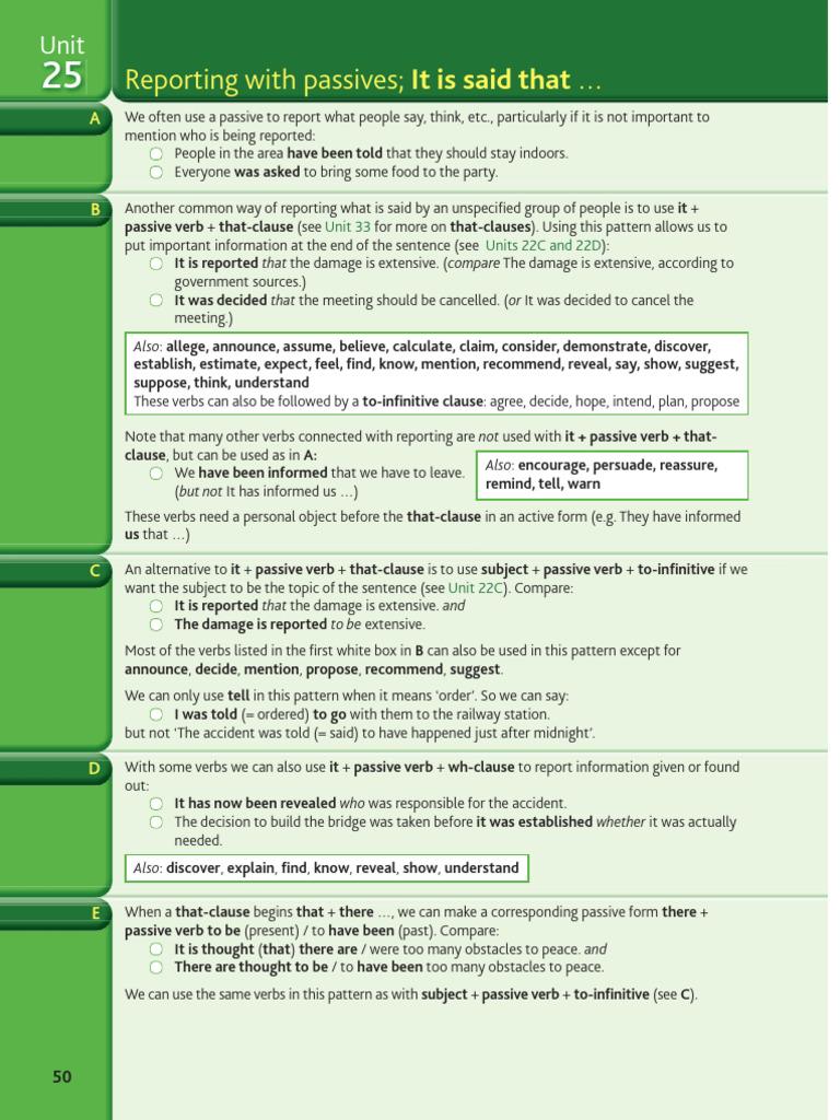 Advanced Passive Voice 1 | Download Free PDF | Verb | Linguistics