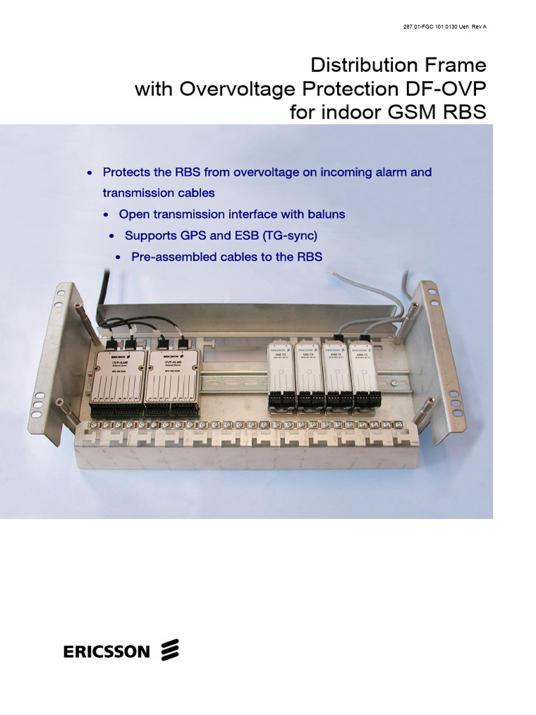 Indoor GSM RBS Overvoltage Protection | PDF | Electric Power ...