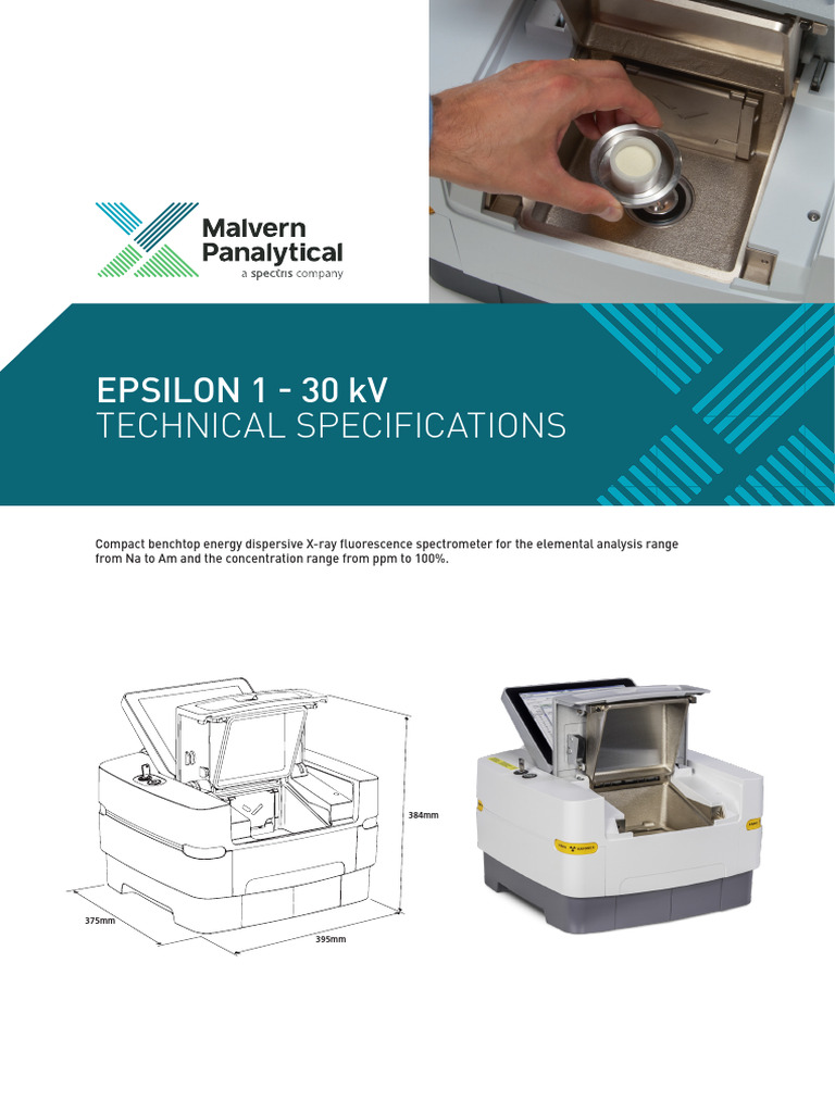 XRF Epsilon 1 Technical Specification | PDF | Physical Sciences ...