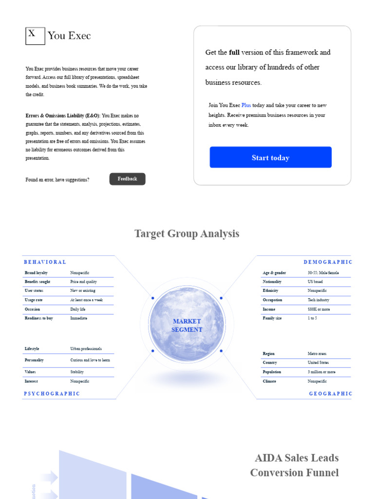 You Exec - Sales Strategies Toolkit Part 2 Free | PDF | Target Audience ... You Exec - Sales Strategies Toolkit Part 2 Free | PDF | Target Audience ...