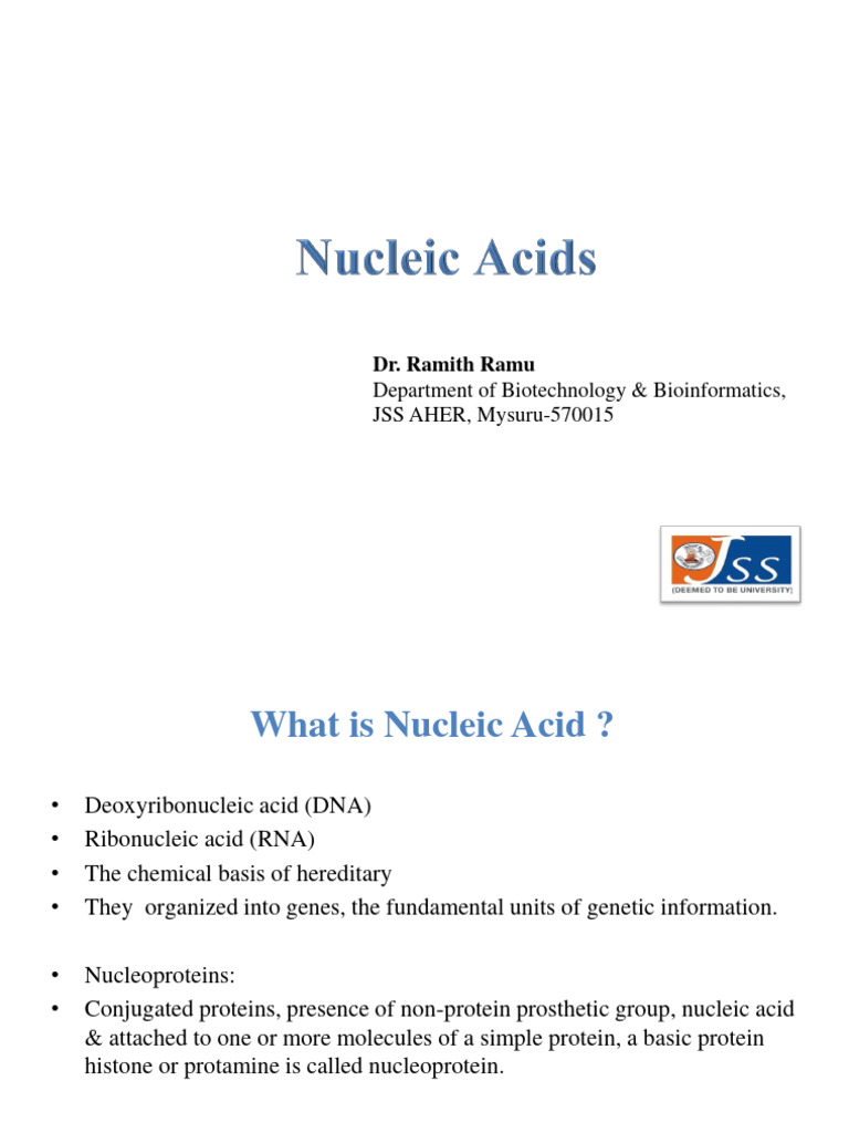 UNIT 4 | PDF | Nucleotides | Rna