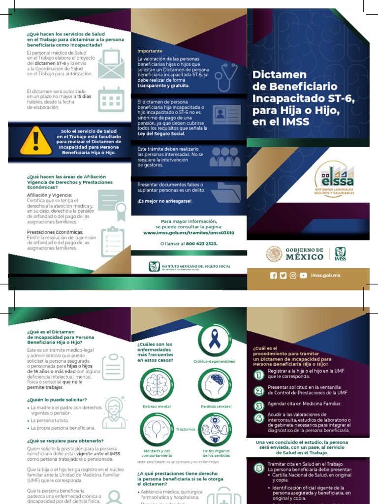 L11 02 ST6 Incapacidad Hijo | PDF | Pensión | Medicina CLINICA
