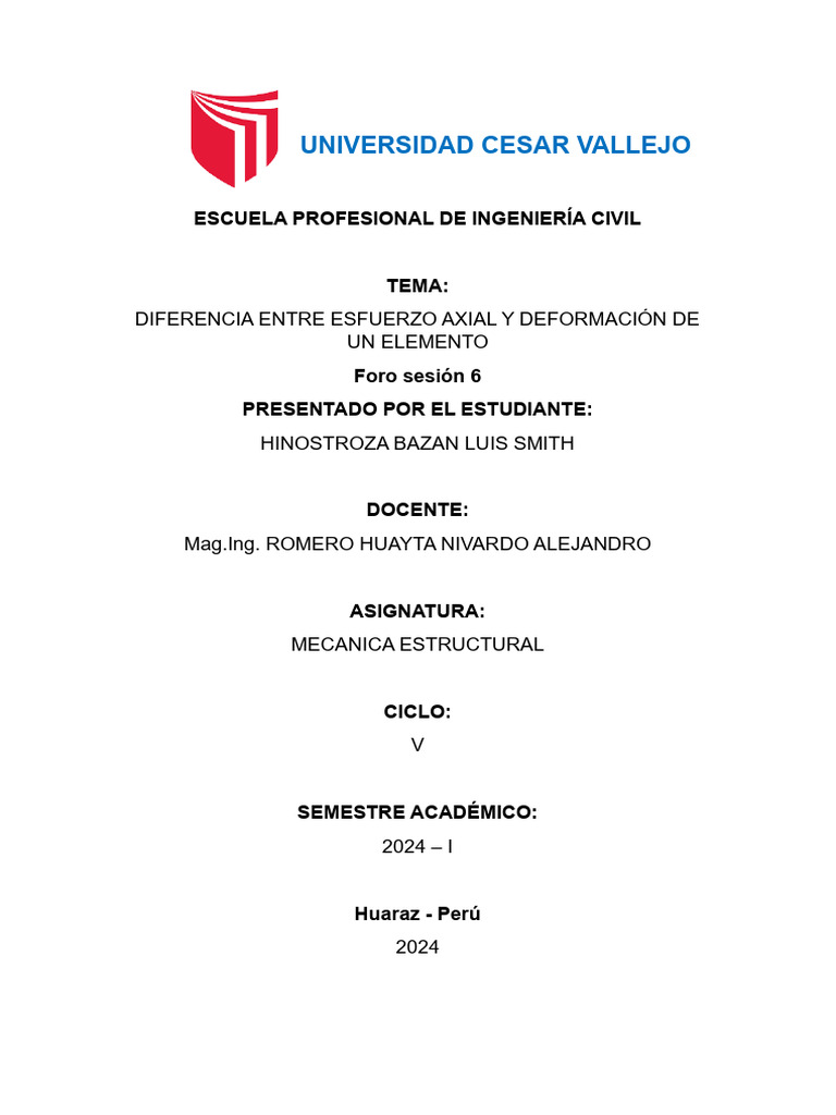 Diferencia Entre Esfuerzo Axial y Deformación de Un Elemento | PDF ... Diferencia Entre Esfuerzo Axial y Deformación de Un Elemento | PDF ...