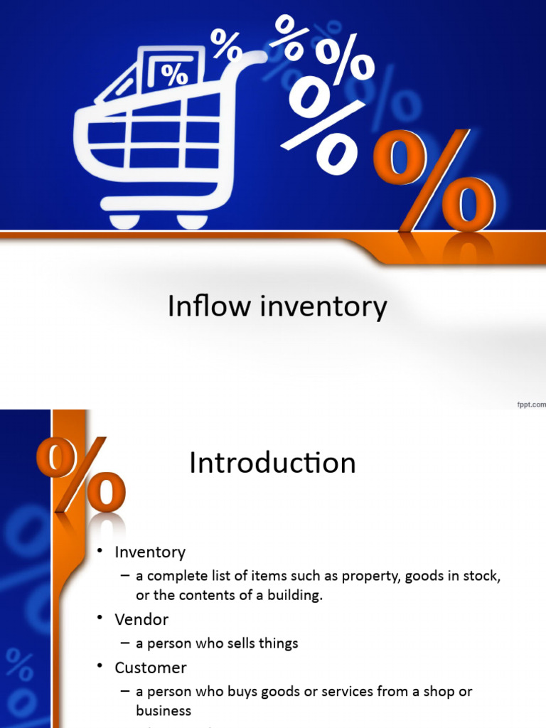 Inflow Inventory | PDF | Stocks | Invoice