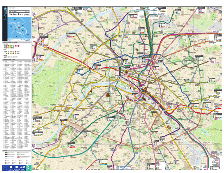Mapa Metro Paris Calles | PDF