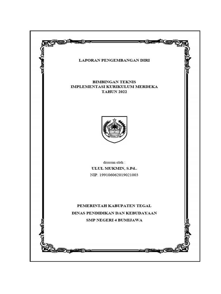 Laporan Pengembangan Diri Ikm 2022 | PDF