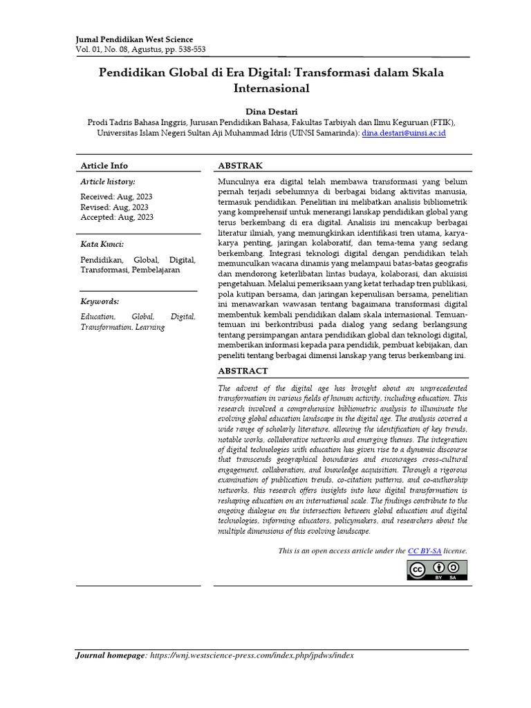 WSN-JPD - Dina Destari-Template (Kolaborasi) | PDF | Politik