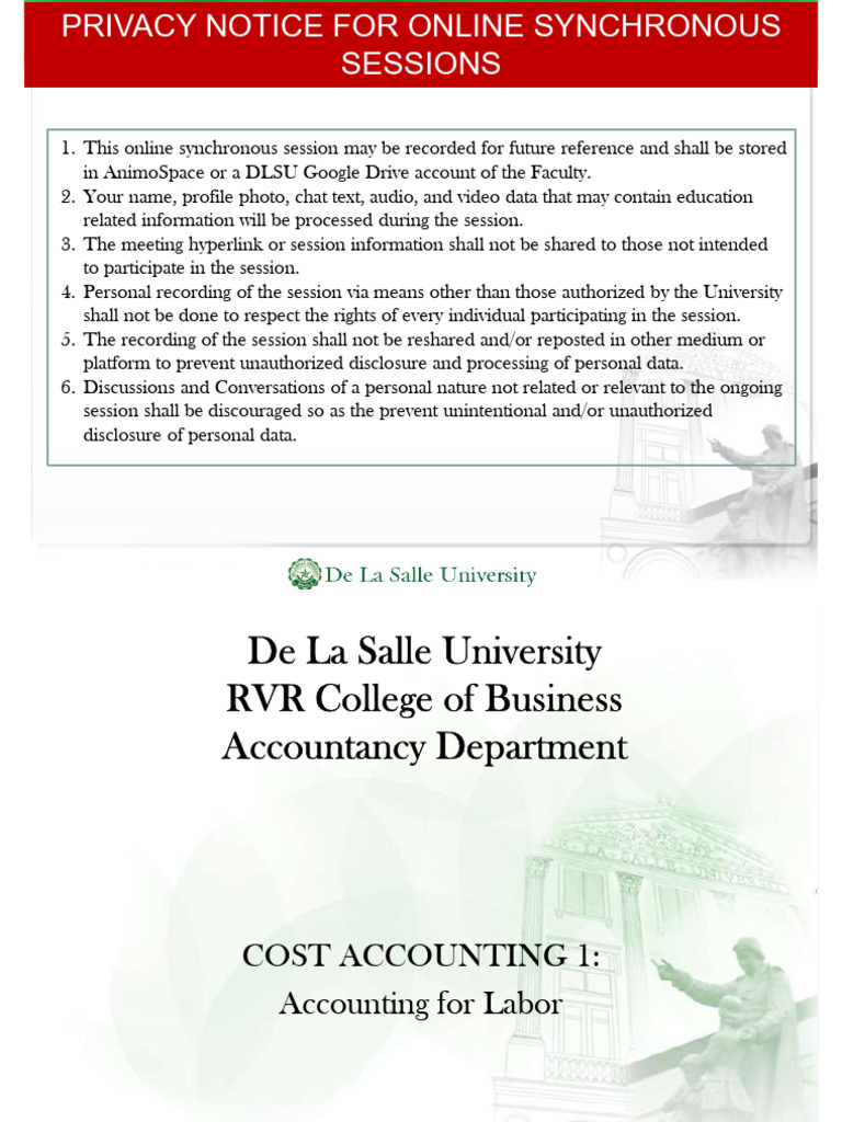 Cost Accounting 1 - Accounting For Labor | PDF | Payroll Tax | Payroll