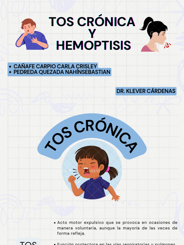 Expo 3 Med. Interna 1 Tos Crónica y Hemoptisis - 20240521 - 190402 - 0000 | PDF | Tos | Asma