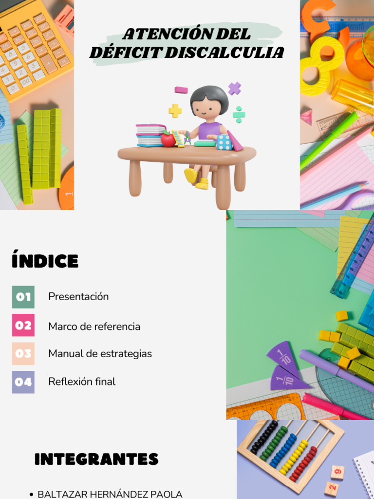 Estrategias para Atender Discalculia | PDF | Aprendizaje | Evaluación