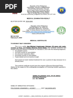 Medico-Legal Certificate Sample | PDF