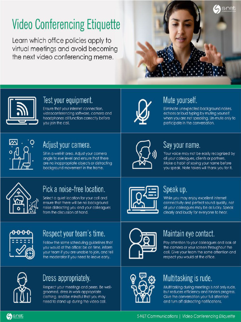 Video Conferencing Etiquette | PDF
