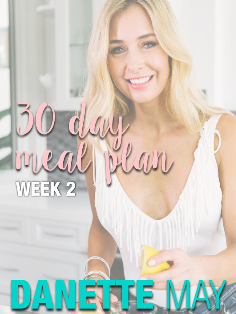 30 Day Challenge Meal-Plan - Week 2 | PDF | Chocolate | Drink