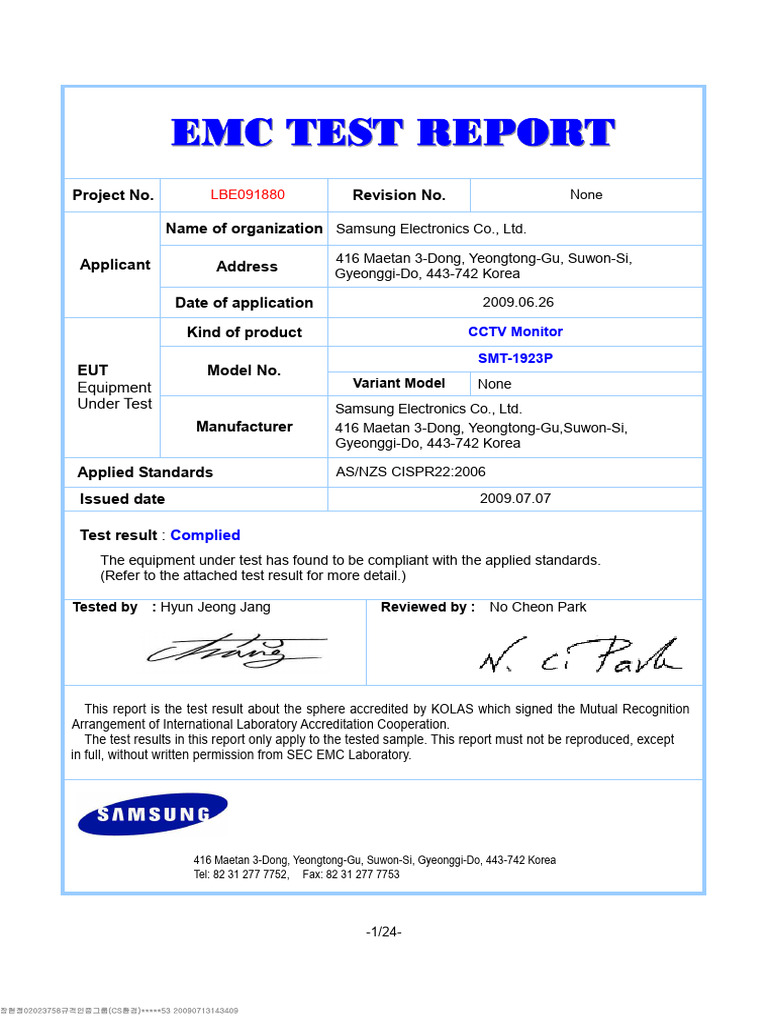 EMC TEST REPORT | PDF | Antenna (Radio) | Electromagnetic Compatibility