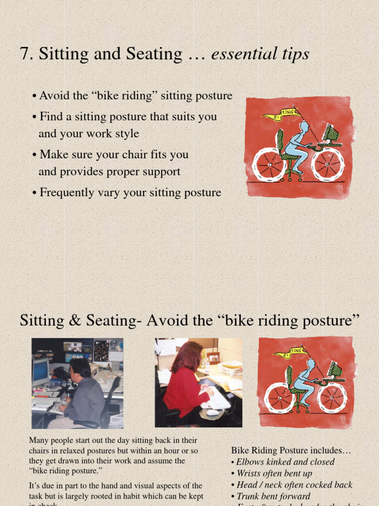 Workwell Ch07 Sitting | PDF | Chair