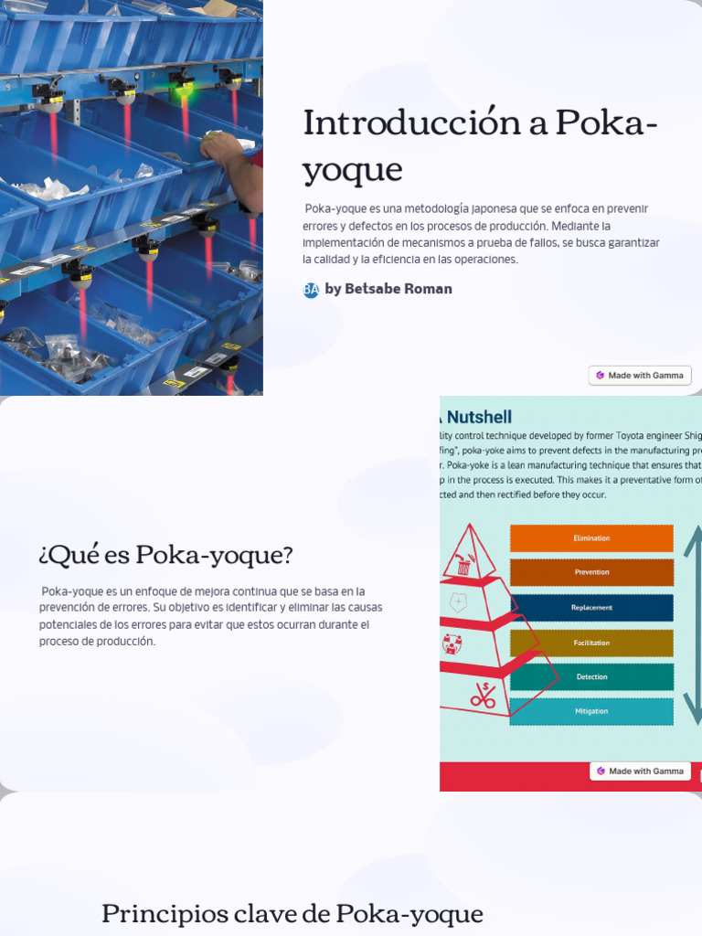 Introducción A Poka-Yoque: by Betsabe Roman | PDF | Business
