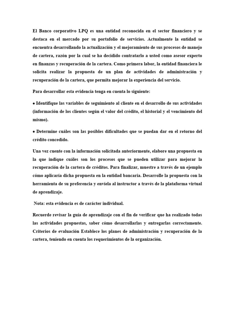 Estrategias de Recuperación de Cartera | PDF | Bancos | Economias