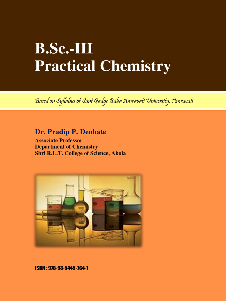 E Book B.SC - III Practical Chemistry | PDF | Chemistry | Chemical ...