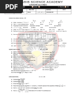 STAAR 2025 Algebra 1 Answer Key | PDF | Elementary Mathematics ...