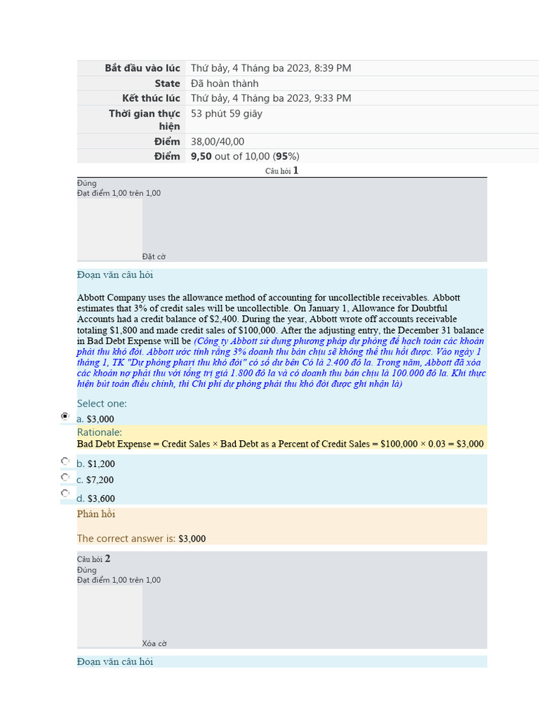 Quiz 2 KTTC1 Key | PDF