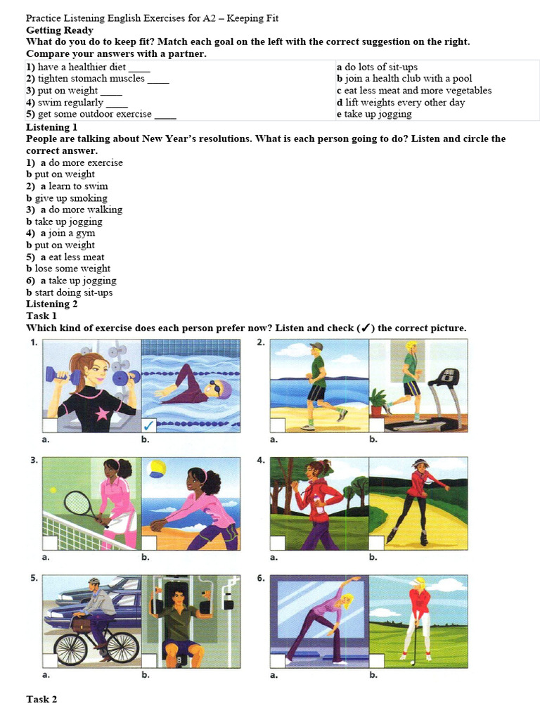 Keeping Fit-Handout | PDF | Strength Training | Management Of Obesity