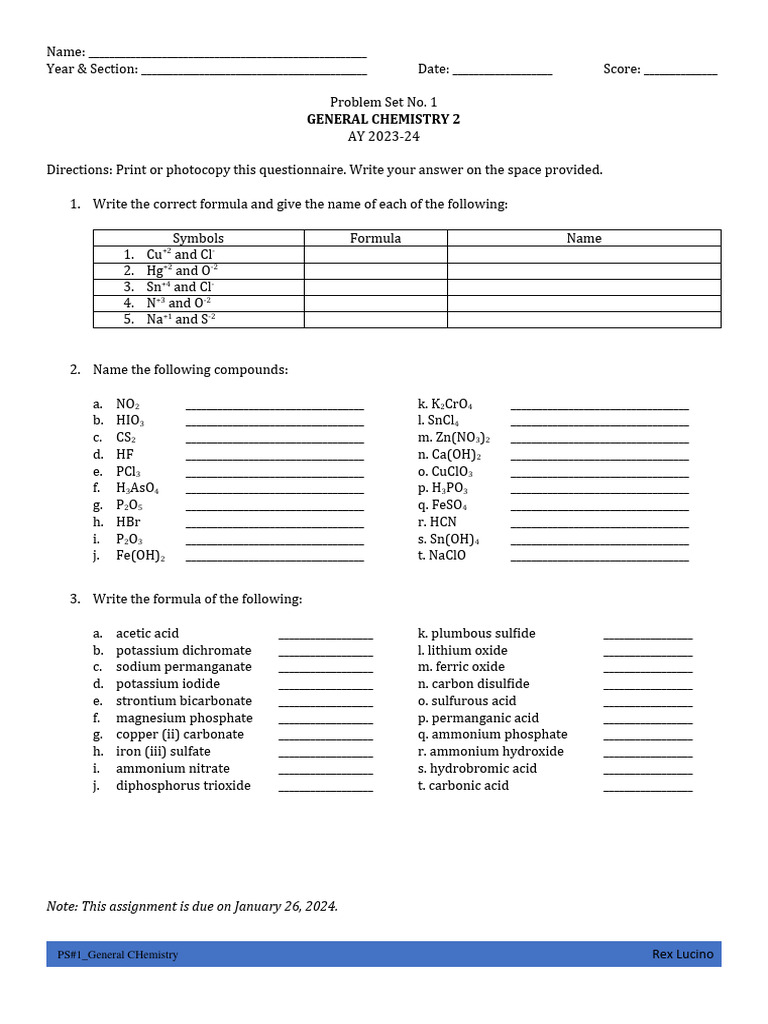PS1_Nomenclature | PDF | Acid | Hydroxide