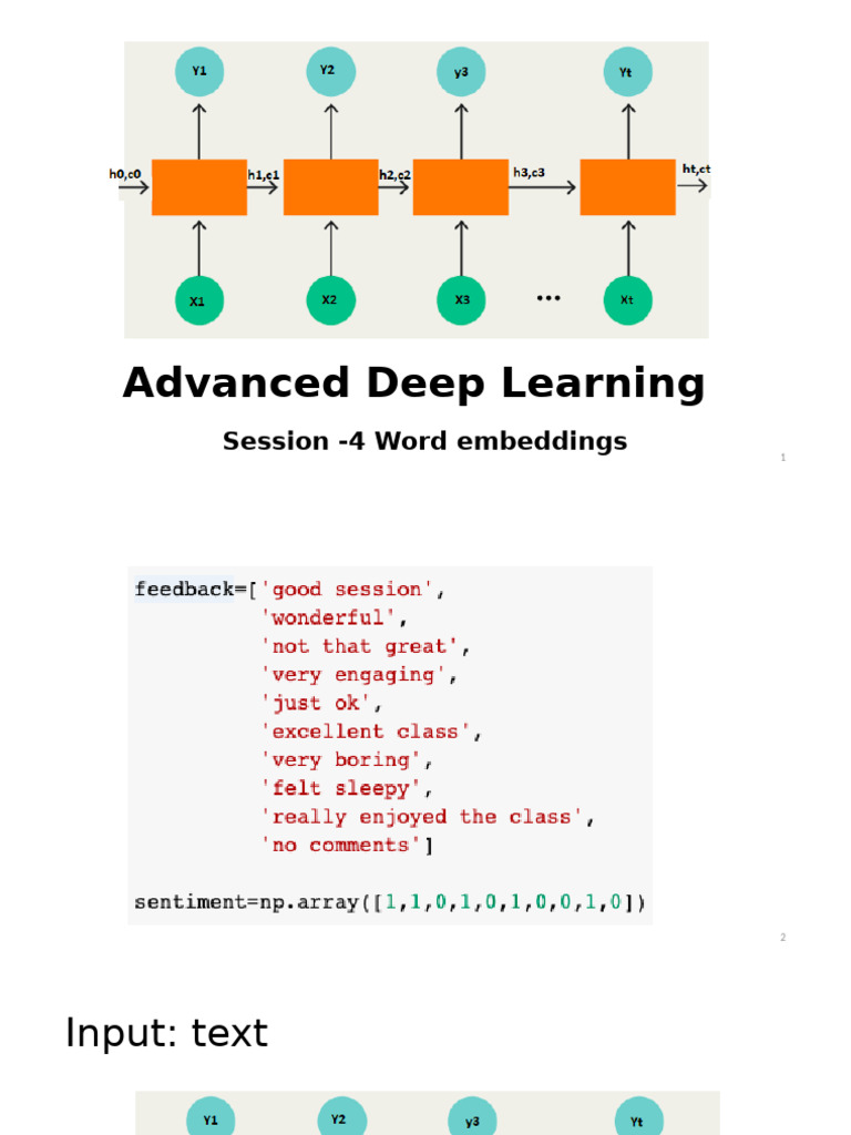 Deep Learning: Word Embeddings | PDF | Language Arts & Discipline