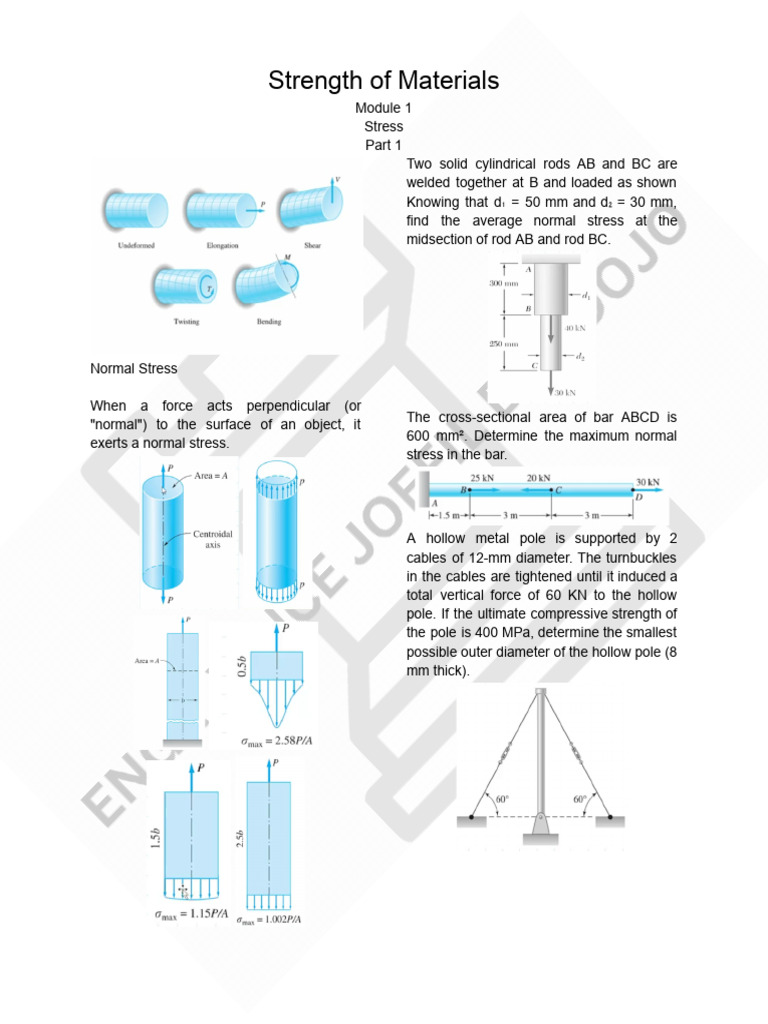 Engineering Stress Analysis | PDF | Stress (Mechanics) | Screw