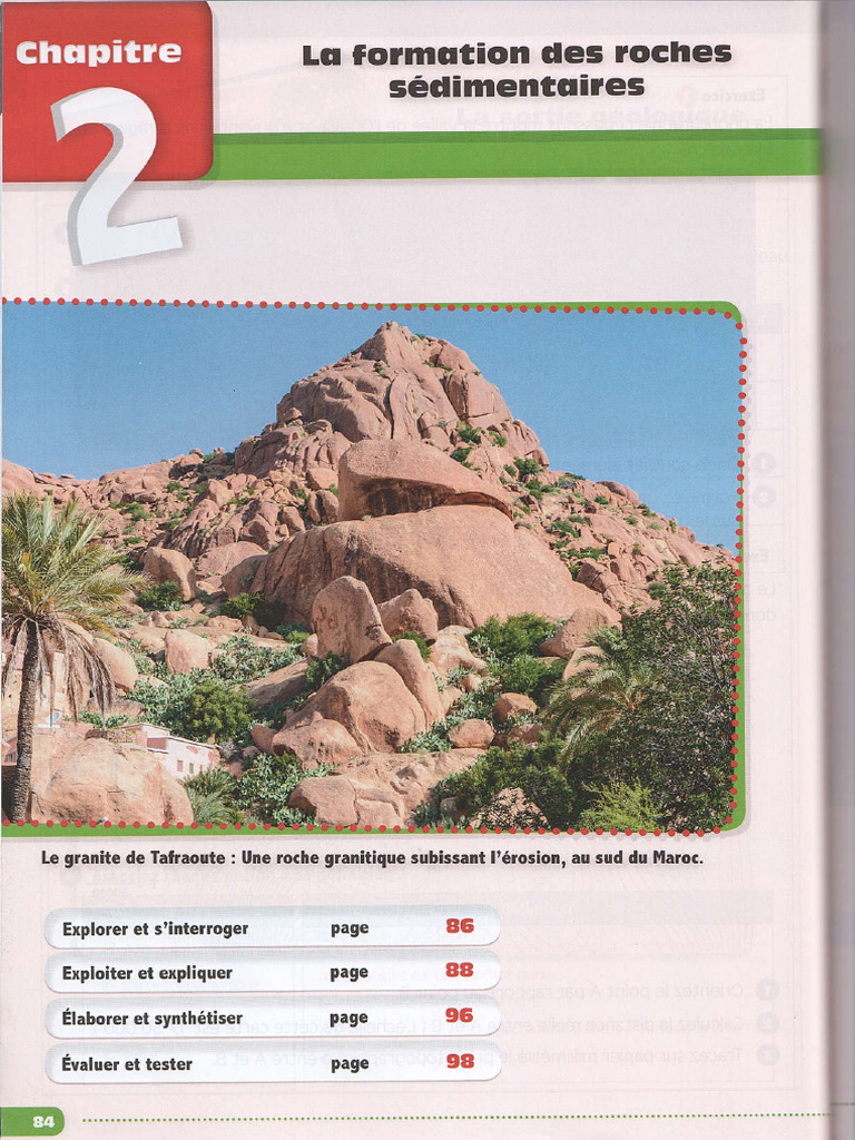 Cour La Formation Des Roches Sedimentaires 1ere College 3 | PDF