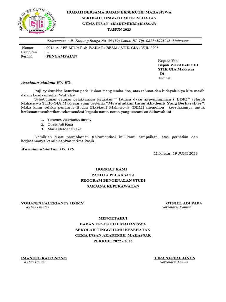 Penyampaian Raker | PDF