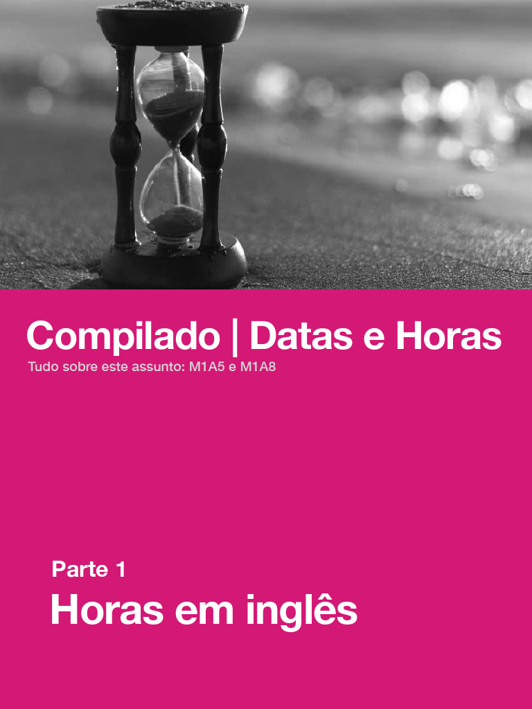 Aula o+VIP+-+Horas+e+Datas+pdf | PDF