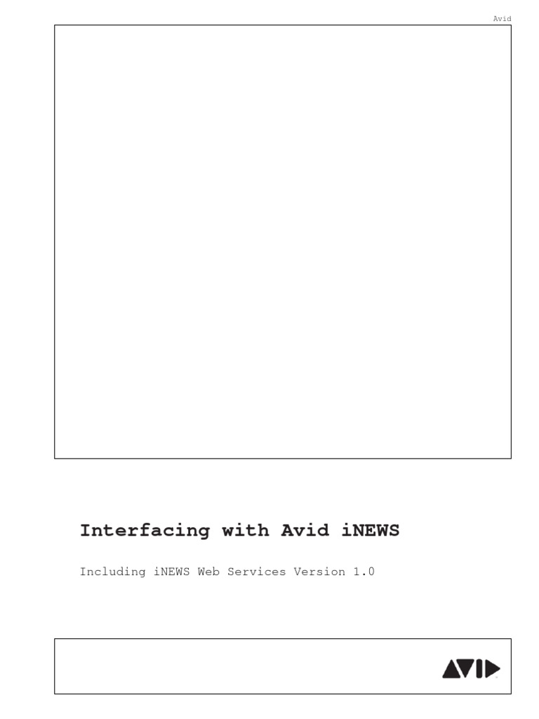 INEWS Interfacing Whitepaper | PDF | File Transfer Protocol | Web Service