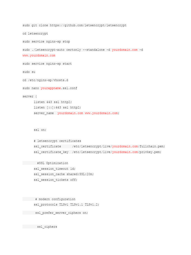 SSL Installation Commands | PDF | Transport Layer Security | Security