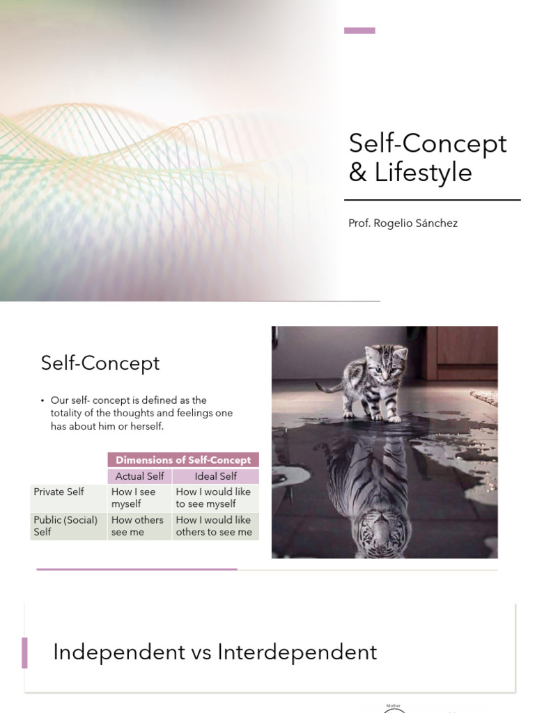 Autoconcepto y Estilo de Vida | PDF | Self Concept | Behavior