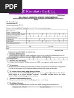 Sbi Mobile Number Change Form | PDF | Finance & Money Management