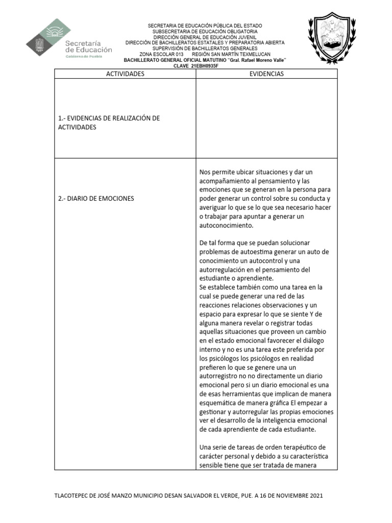 Evidencias de Emociones | Descargar gratis PDF | Las emociones | Sicología Evidencias de Emociones | Descargar gratis PDF | Las emociones | Sicología