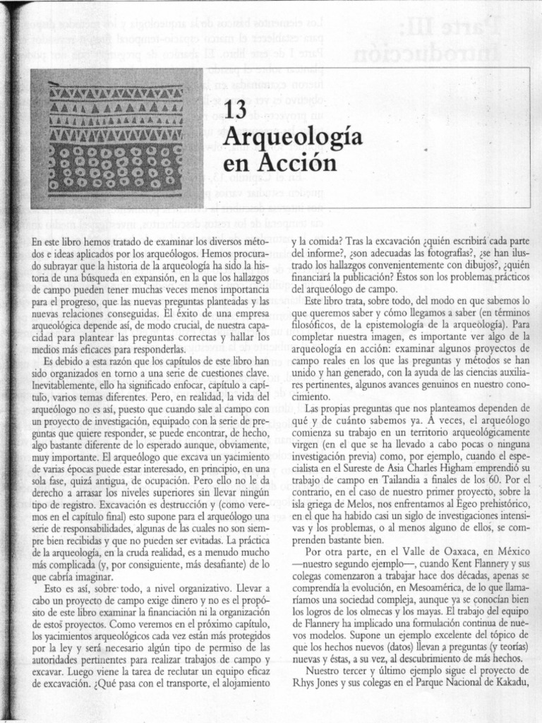 RENFREW, C. y P. BAHN. 2007. Arqueología. Teorías, Métodos y Práctica. 3° Ed. (Completo) en ...