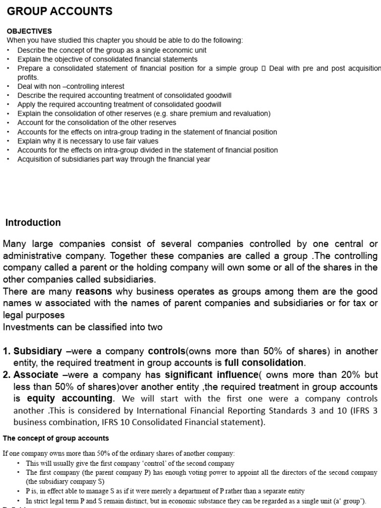 Consolidated Financial Statements | PDF | Goodwill (Accounting ...