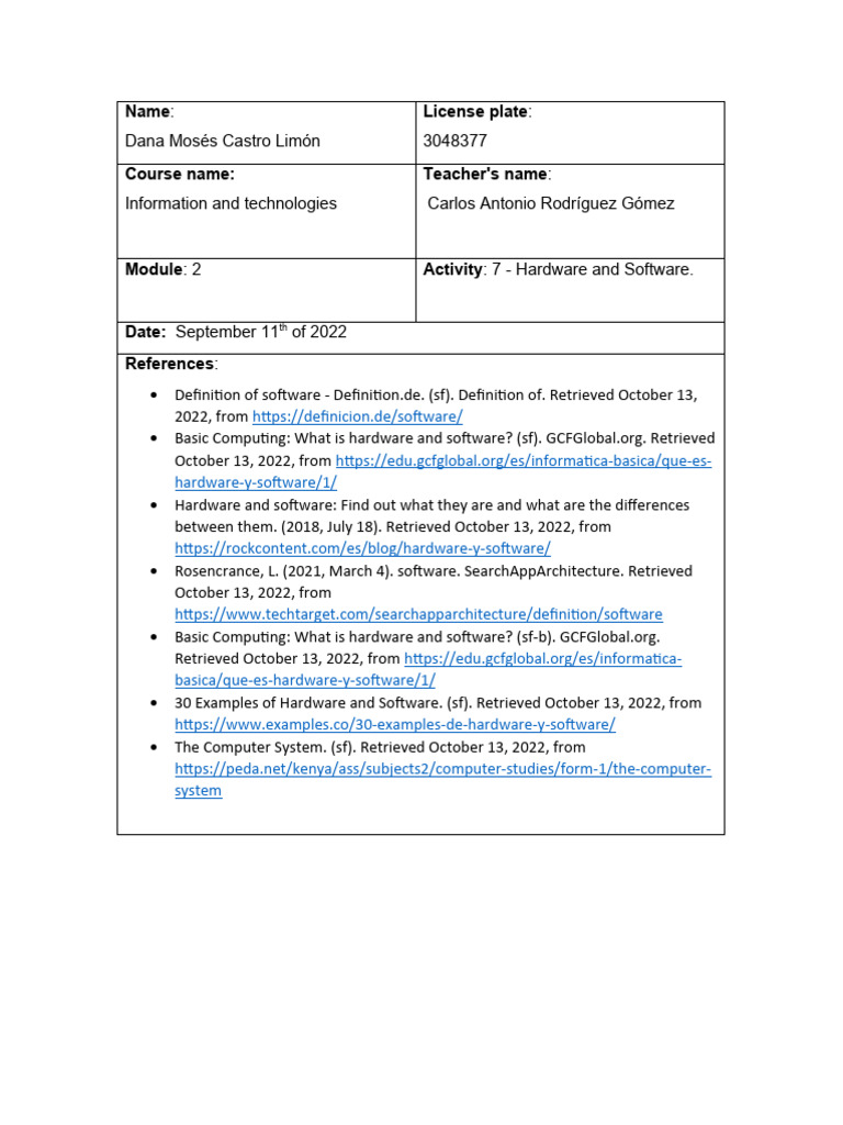 Challenge 7 - Tecno | PDF | Computer Hardware | Input/Output