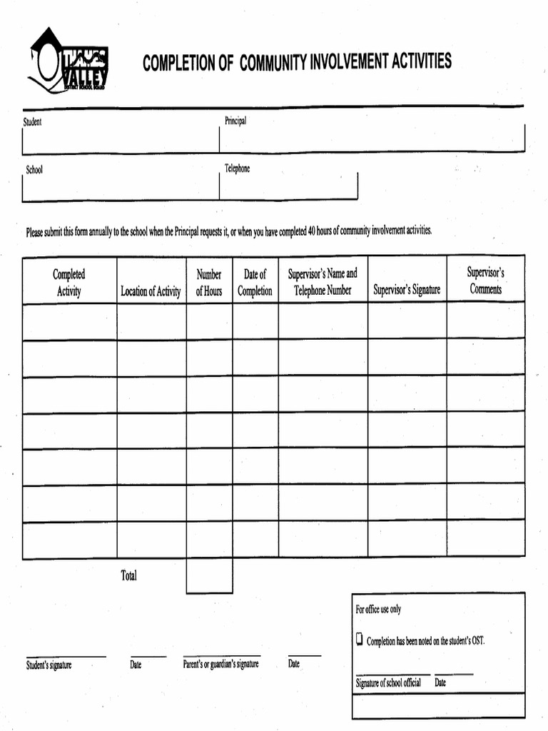 TVDSB Volunteer Form | PDF