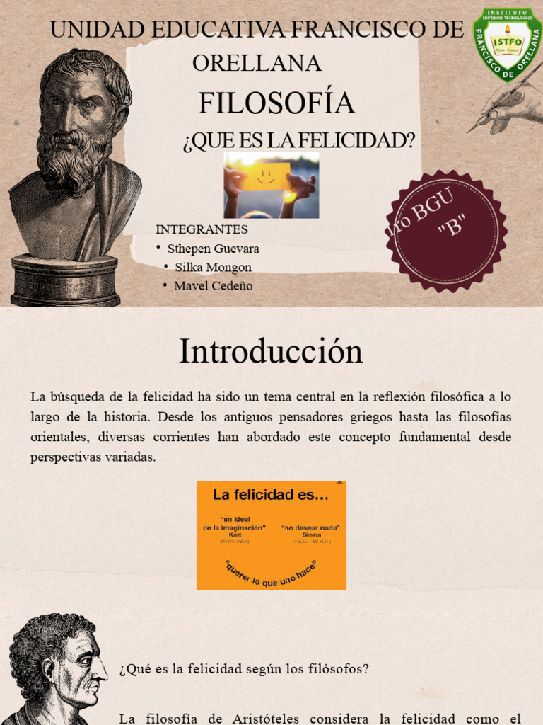 Que Es La Felicidad Filosofia | Descargar gratis PDF | Felicidad | Virtud