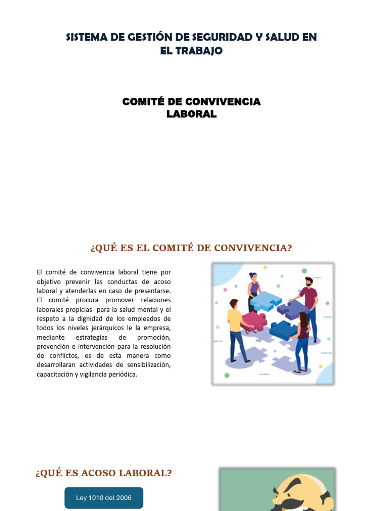 Comite de Convivencia Laboral | PDF | Business | Comportamiento