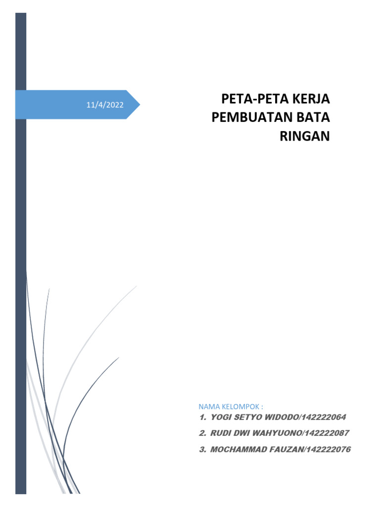 Peta Kerja Pti Kel 1 | PDF
