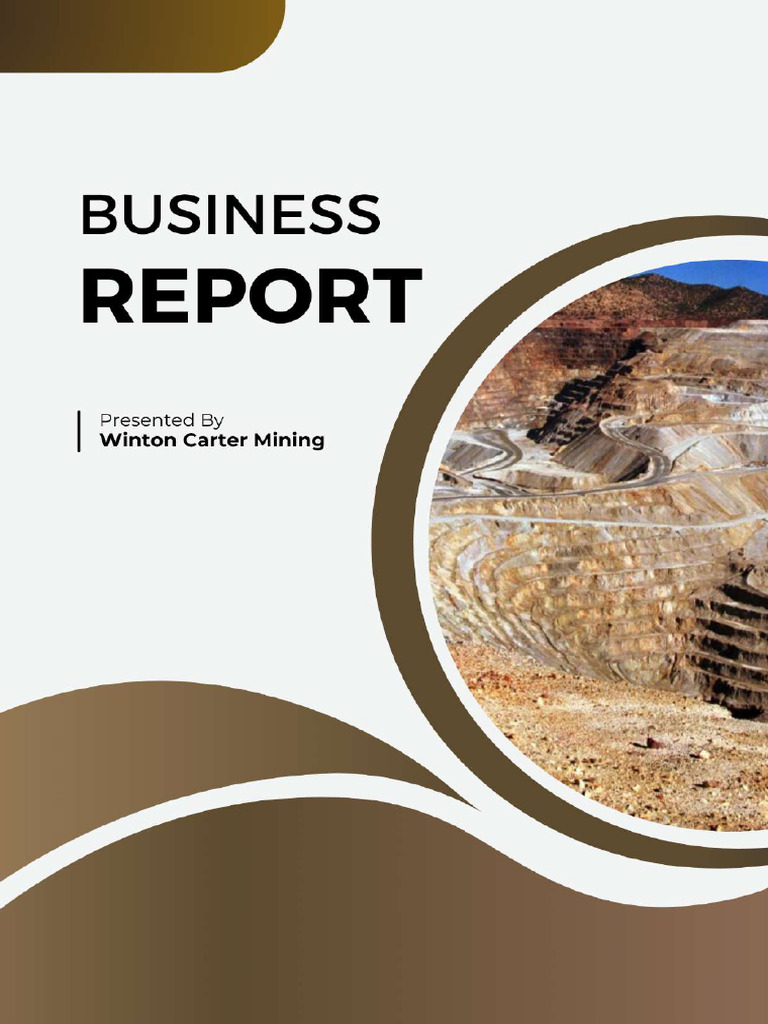 Blue and White Professional Modern Business Report Cover Page (2) | PDF