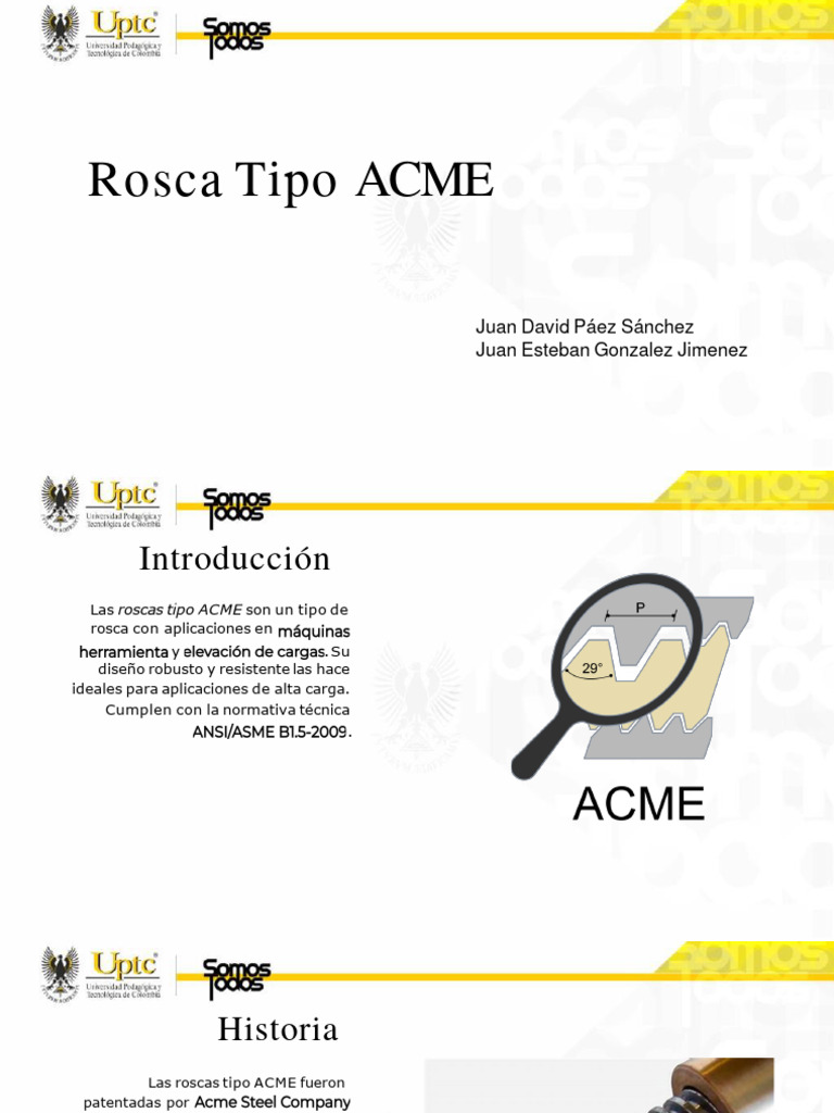 Wepik Roscas Tipo Acme Historia Aplicaciones y Normativa Tecnica ...