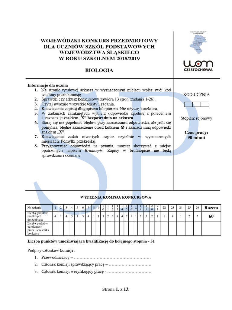 Biologia SP Rej | PDF