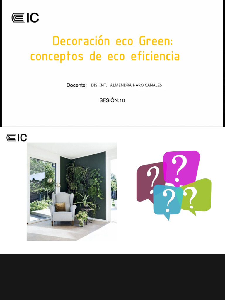 Clase 10-Decoración ECO-green | PDF | Sustentabilidad | Residuos