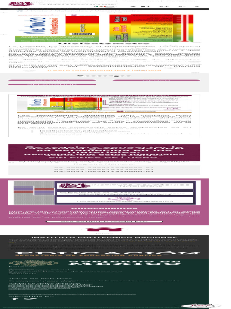 Violentómetro - IPN | PDF