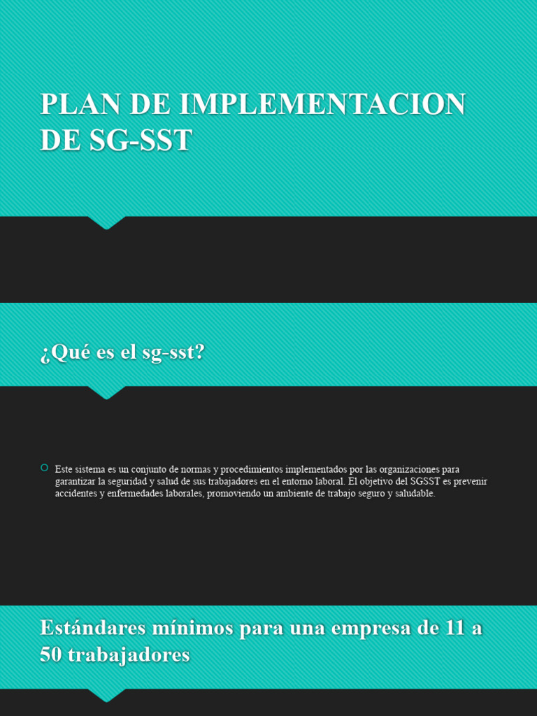 Plan de Implementacion de Sg-sst | PDF | Derecho laboral | Valores